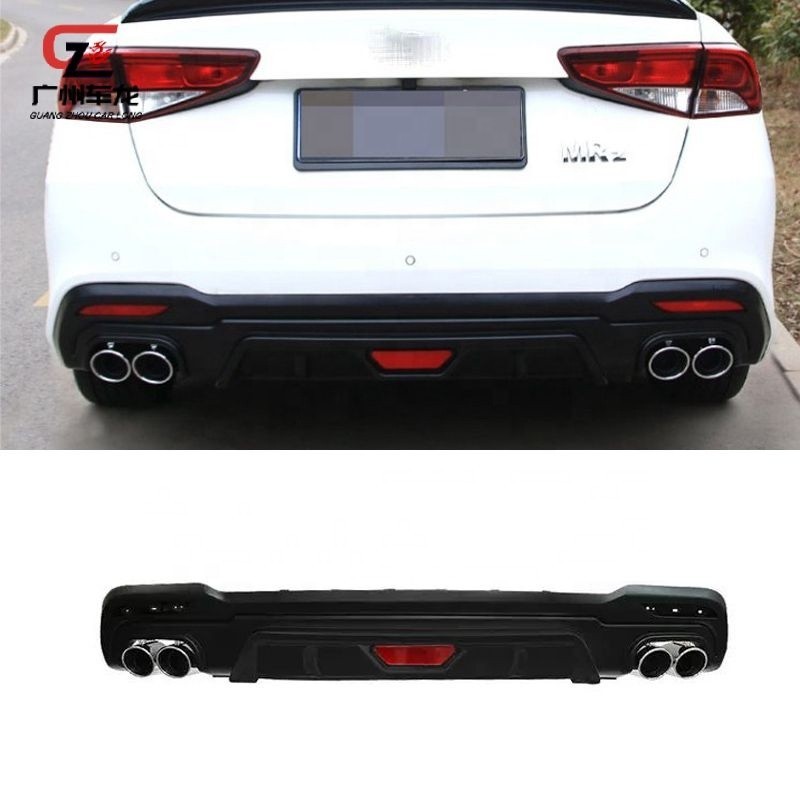 Hot selling ABS Material Car bumper Rear lip Diffuser For Kia Forte ...