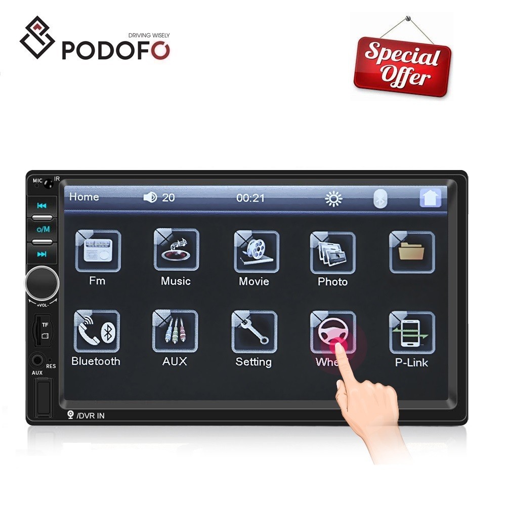 Podofo Wholesale Car MP5 Player Car Radio Car Stereo Autoradio 7" 2 Din ...