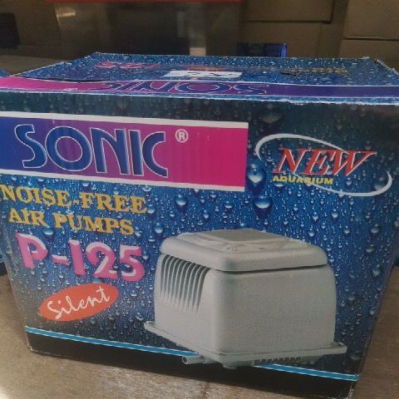 Sonic Air Pump P-125 Noise Free (125L/Min)(Use in 2500L Tank) | Shopee ...