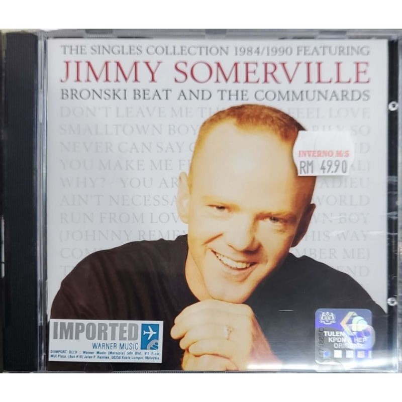 Jimmy Somerville - The Singles Collection 1984/1990 (CD) | Shopee Malaysia