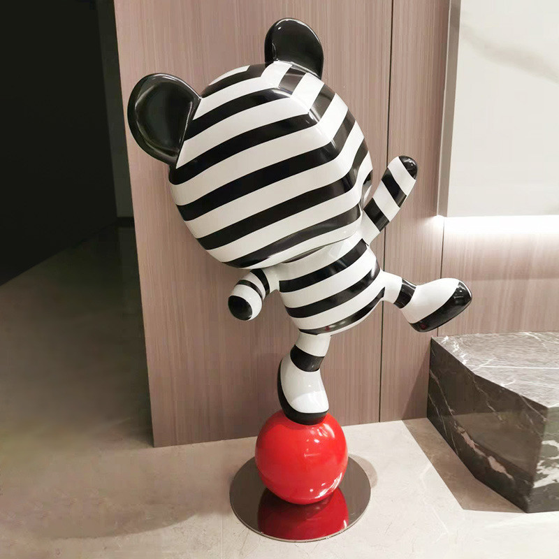 Get 7% coupon+gift】on Acrobatic Bear Sculpture Living Room Floor ...