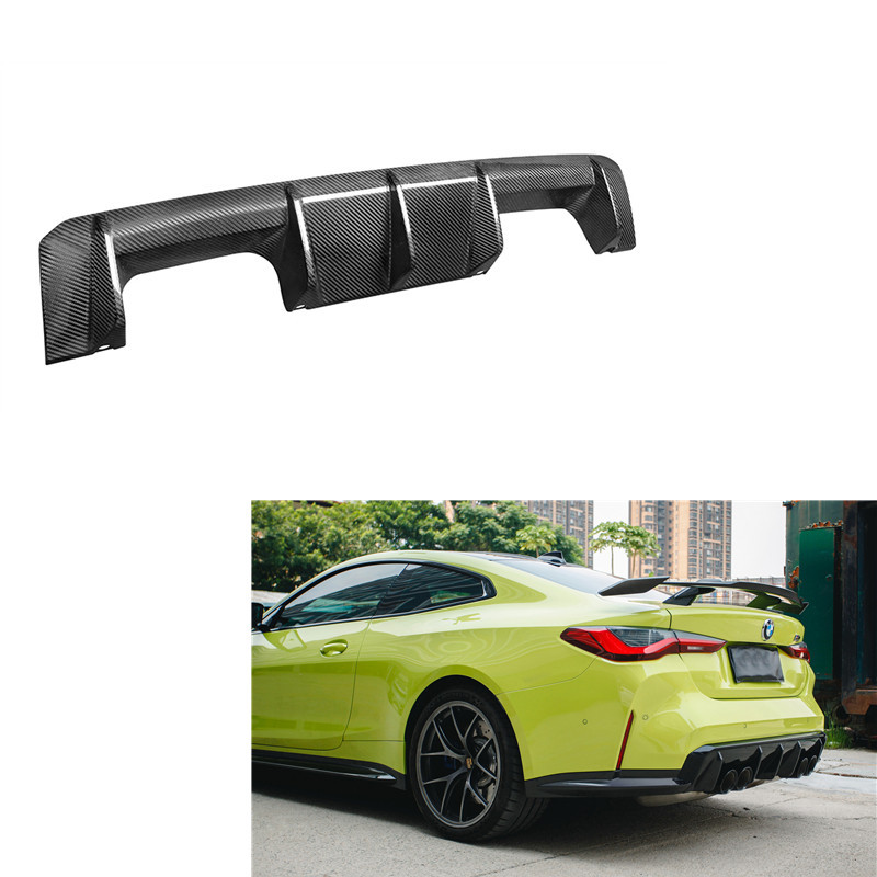 OEM style dry carbon fiber Rear Diffuser for BMW M3 G80 4-door/M4 2 ...