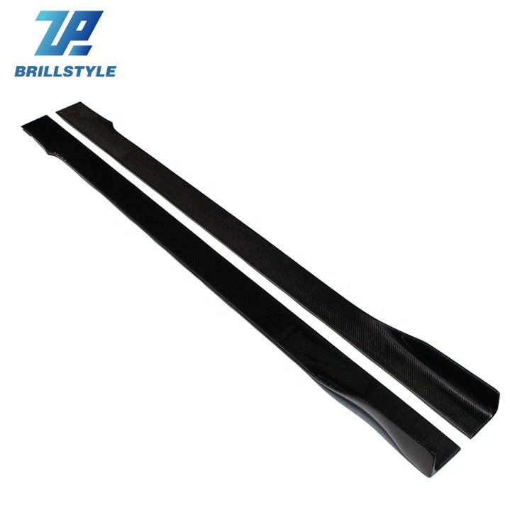 Universal Car Side Skirts Auto Tuning Carbon Fiber Side Skirts Lip F20 ...