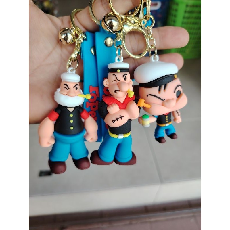Keychain Collection Cartoon popeye | Shopee Malaysia