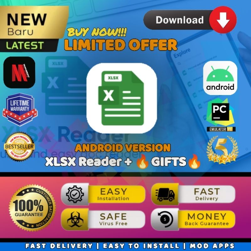 🔥XLSX Reader🔥 Latest Update | Android Phone | Tablet | PC Windows ...