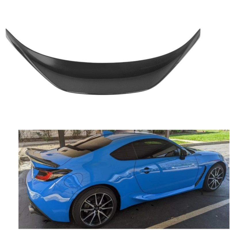 Carbon Rear Trunk Spoiler Wing For Brz Toyota 221+ GR86 BRZ TRD Style ...