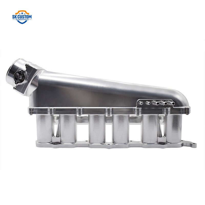 SK CUSTOM Billet Aluminum 100 mm Throttle Body 2Jz Gte Intake Manifold ...