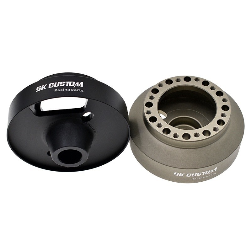 SK CUSTOM Racing Style Steering Wheel Quick Release Hub Adapter Billet ...
