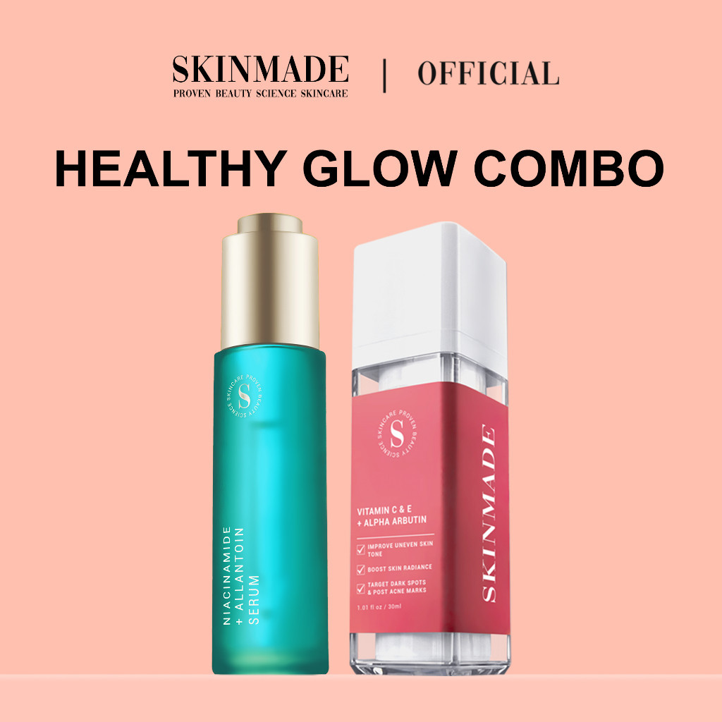 SKINMADE Serum Vitamin C + E/Alpha Arbutin Serum + Niacinamide ...