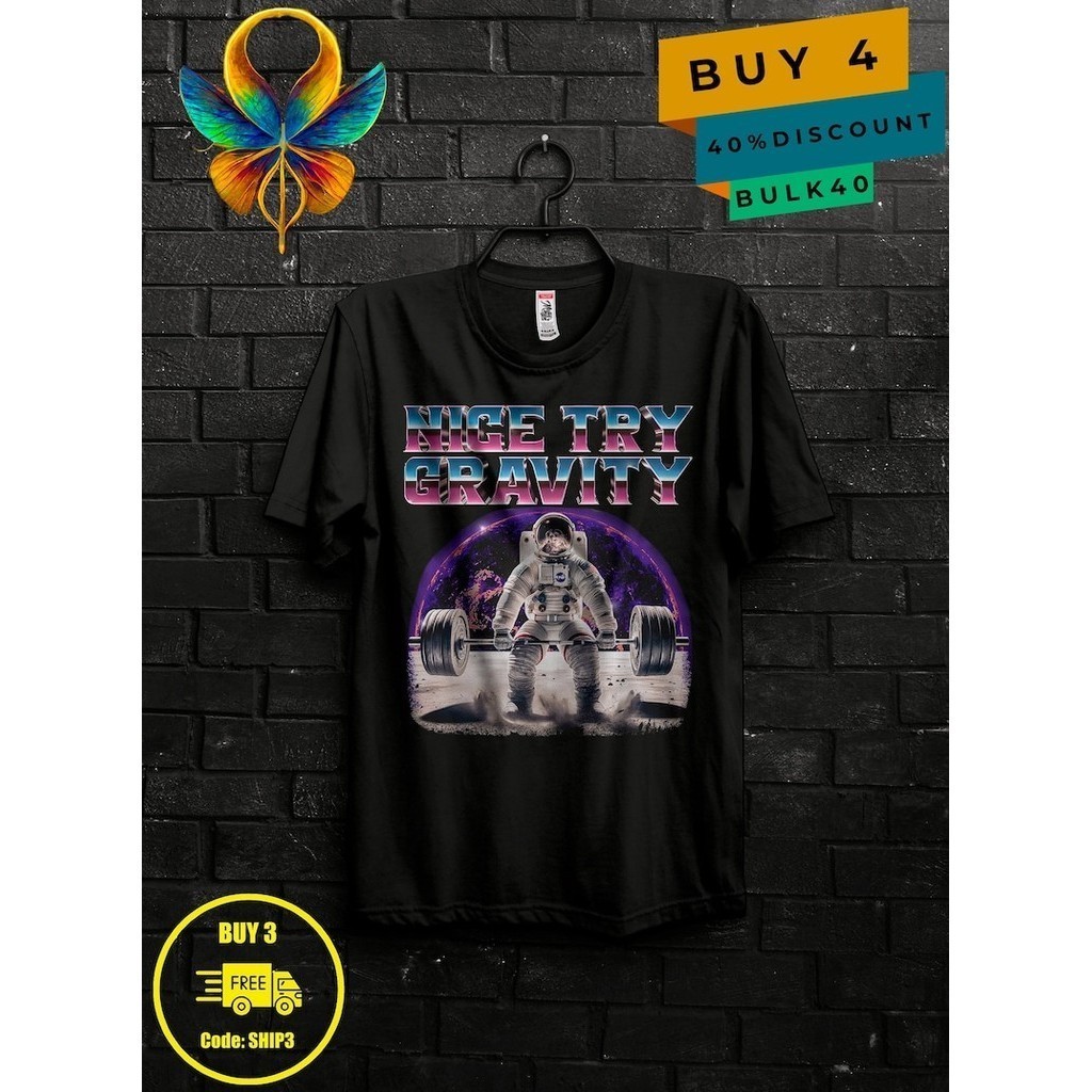 Nice Try Gravity Pump Cover Gift For Bodybuilder Astronaut Sam Sulek ...