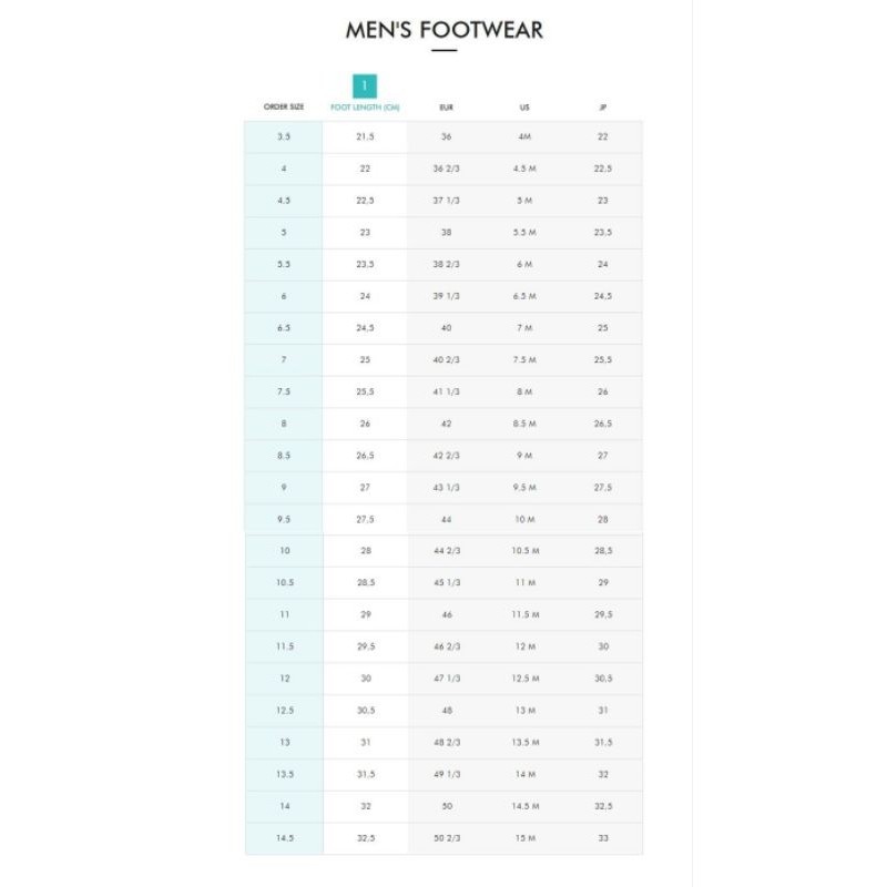 Salomon shoe guide store