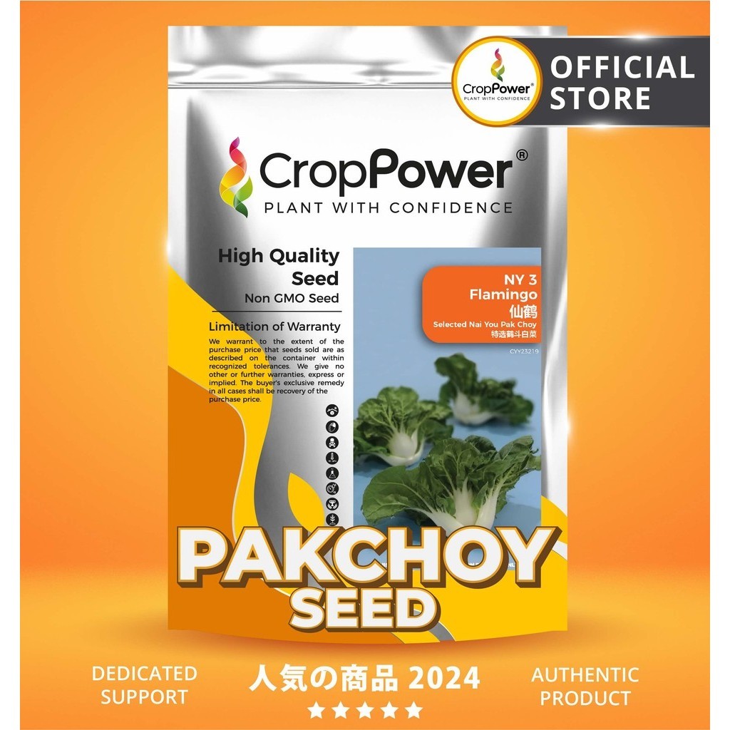(500 GRAM) Biji Benih Sawi Jepun Flamingo 仙鹤 NY3 CROP POWER Nai You Pak ...