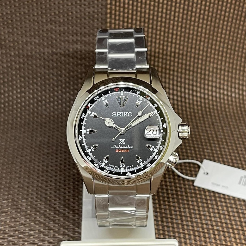 Seiko Prospex SPB117J1 Alpinist Automatic Black Analog Stainless Steel ...