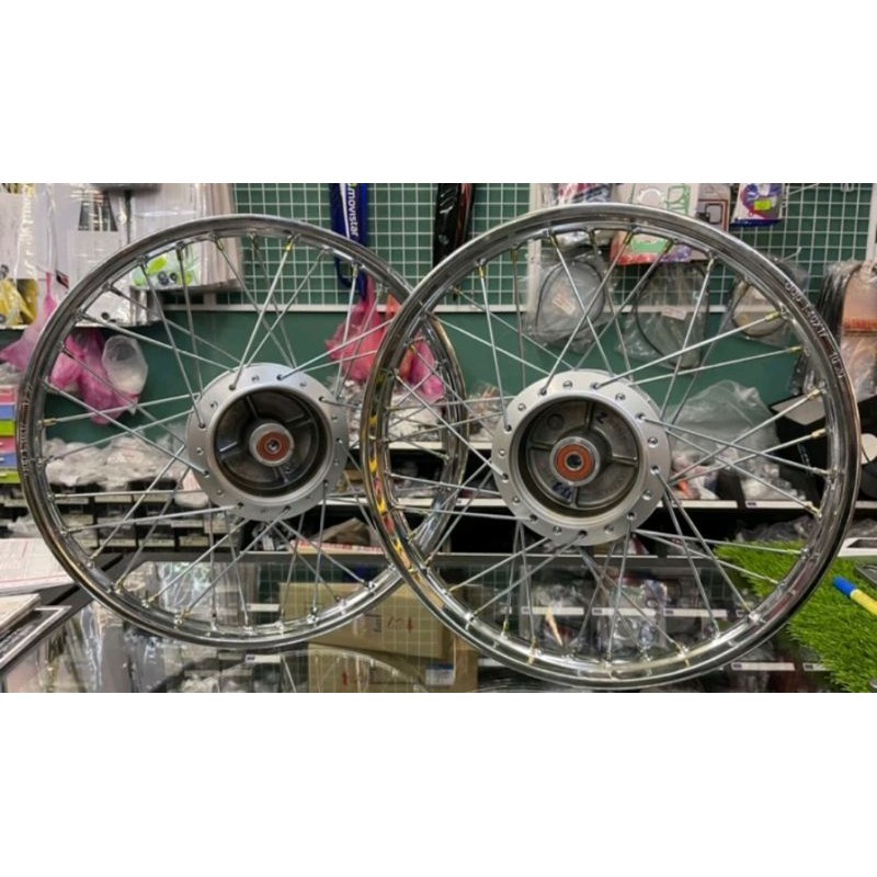 COMBO RIM COMPLETE RIM ORIGINAL EX5 DREAM WAVE100 ORIGINAL AAP SET RIM ...
