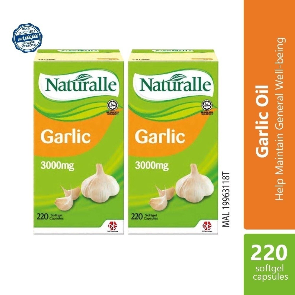 Naturalle Garlic 3000mg (220's x 2) | Shopee Malaysia