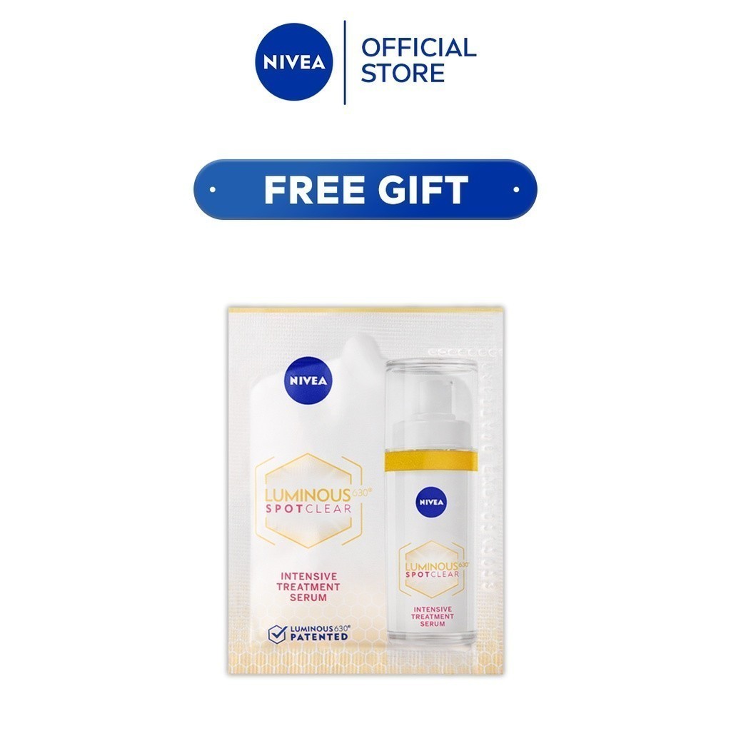 [FREE GIFT] NIVEA LUMINOUS 630 AntiDark-Spot Serum Sachet Pack | Shopee ...