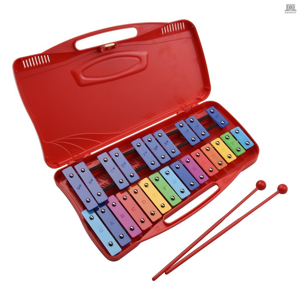 25 Notes Glockenspiel Xylophone Hand Knock Xylophone Percussion Rhythm ...