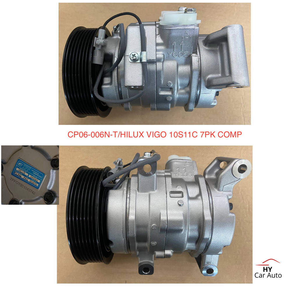 TOYOTA HILUX VIGO 10S11C 7PK COMPRESSOR | Shopee Malaysia