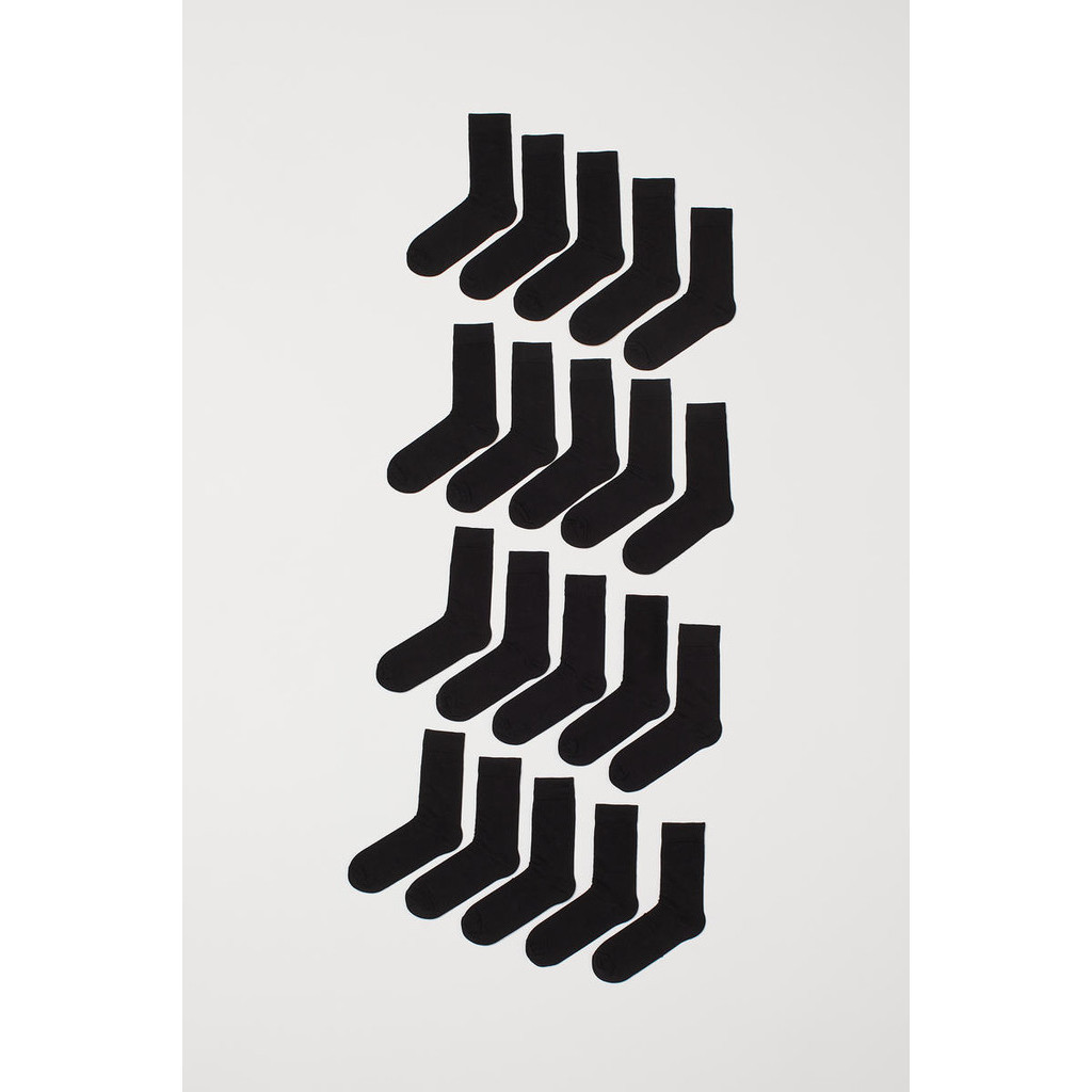 H&M - 20-pack socks (Men) | Shopee Malaysia