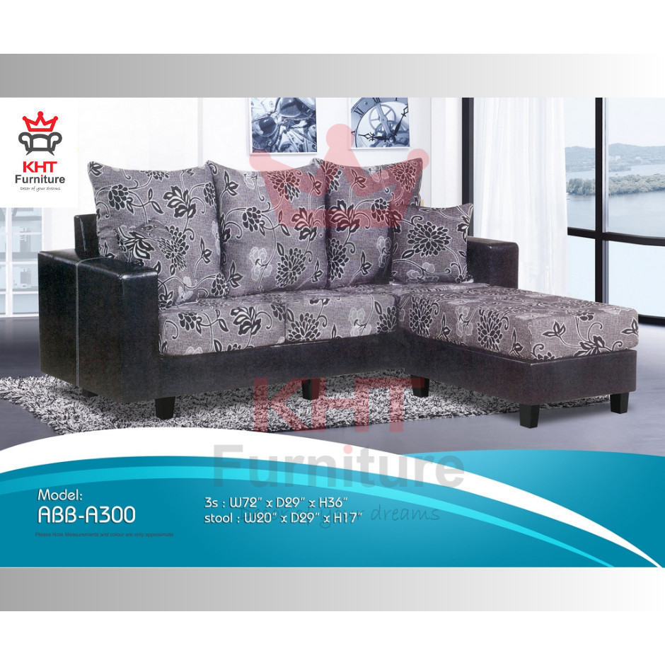 (KL & Selangor) Fabric Modern Sofa Full Set Sofa (A300-3L) | Shopee ...