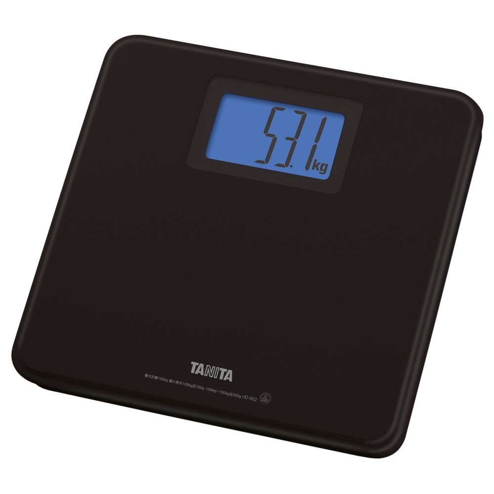 TANITA Weight Scale Digital Health Meter Black HD-662-BK e0149 | Shopee ...