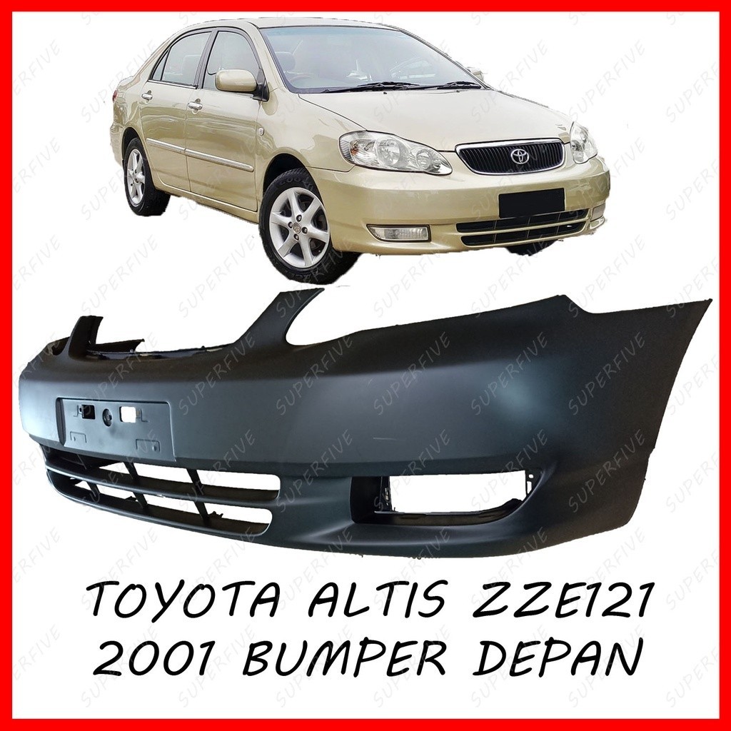 TOYOTA ALTIS ZZE121 (2001 - 2003) FRONT BUMPER / BUMPER DEPAN | Shopee ...