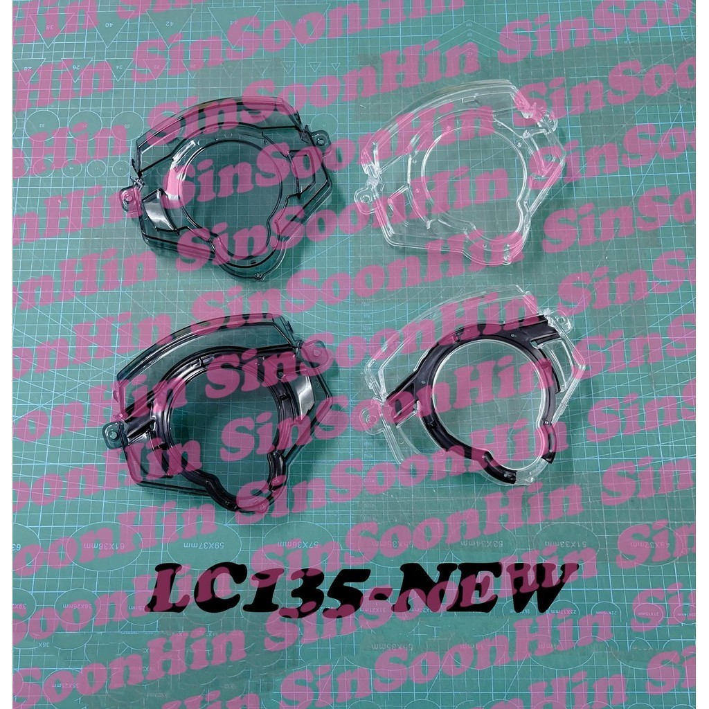 YAMAHA LC135 NEW V2-V7 Meter Len [ Clear / Tinted ] # cermin cover ...