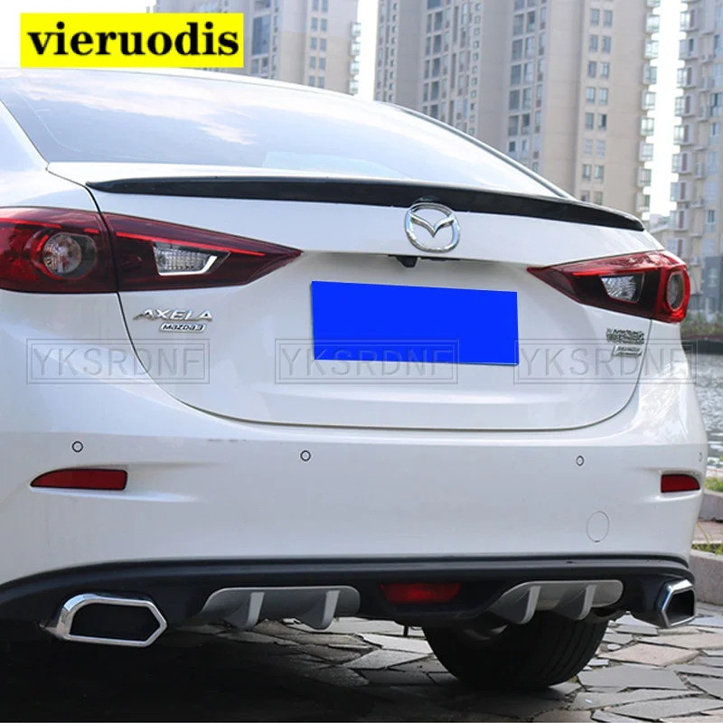 For Mazda 3 Axela 2014-2017 ABS Rear Bumper Diffuser Bumpers Protector ...