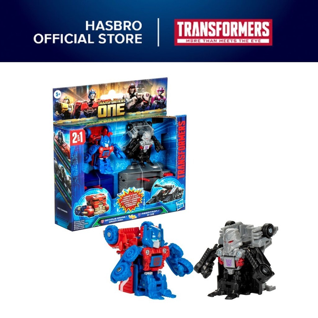 Transformers One Race Changers 2-Pack, Optimus Prime & Megatron 1.5 ...
