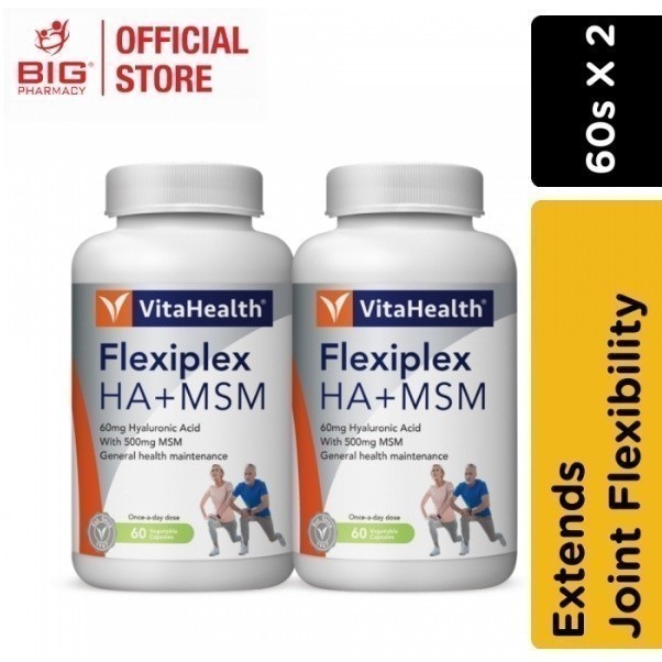 Vitahealth Flexiplex HA + MSM 60s x2 | Shopee Malaysia