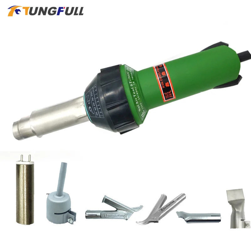 1600W Hot Air Blower Gun Plastic Welding Gun 220v Welding Plastics with ...