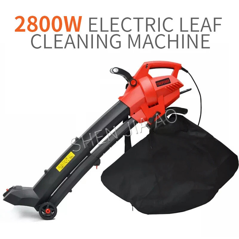 2800W Electric Blow Suction Leaf Machine Hair Dryer Leaf Suction ...