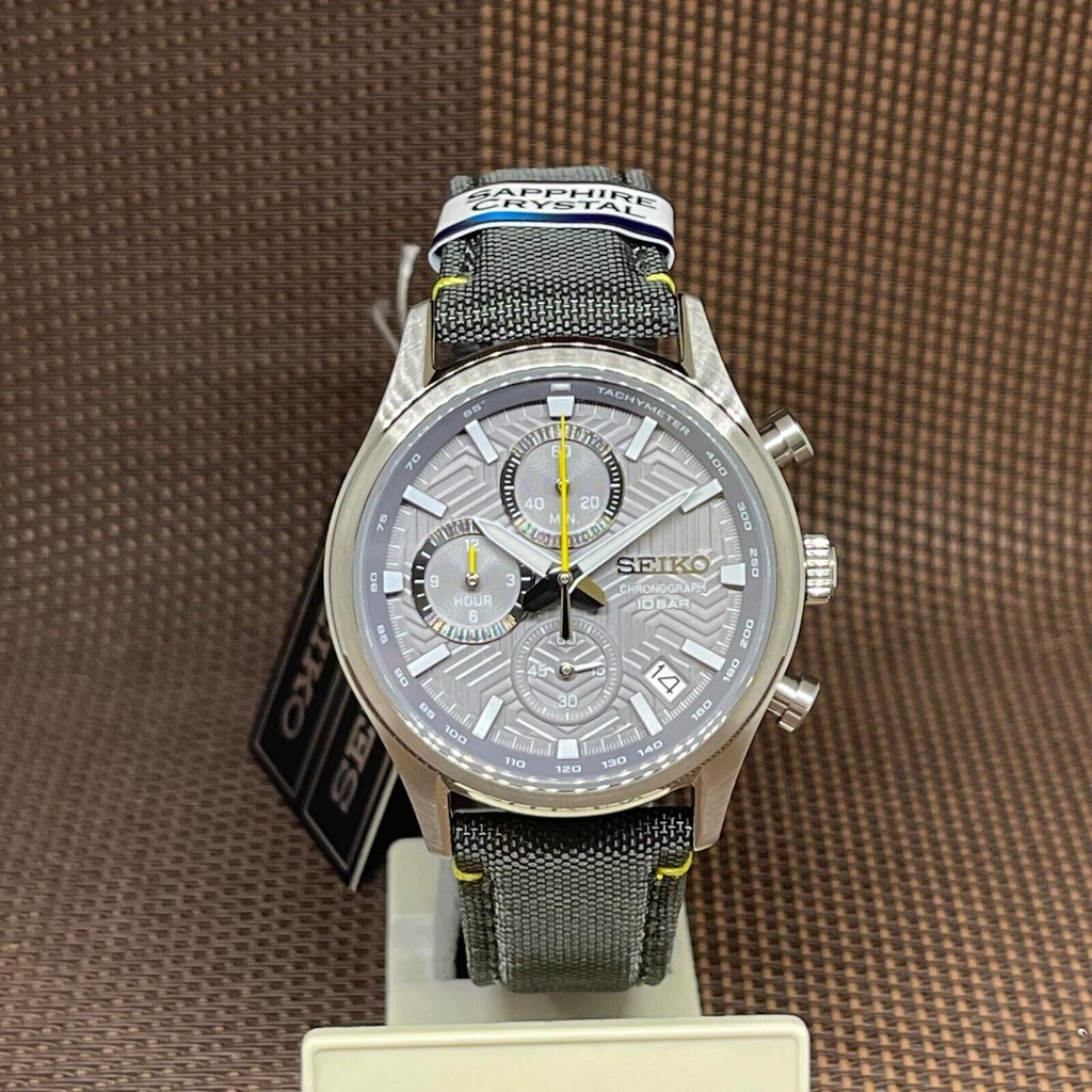 Seiko SSB423P1 Conceptual Chronograph Tachymetre Gray Analog Men's ...