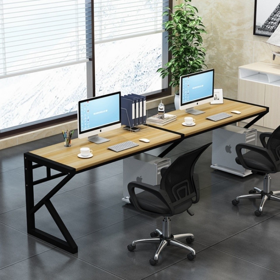 Get 7% coupon+gift】ent Side-by-Side Two-Person Desk Single Row Two ...