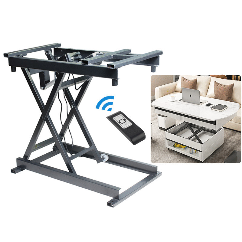Smart Electric Coffee Table Lift Wire/Wireless Remote Control Coffee ...
