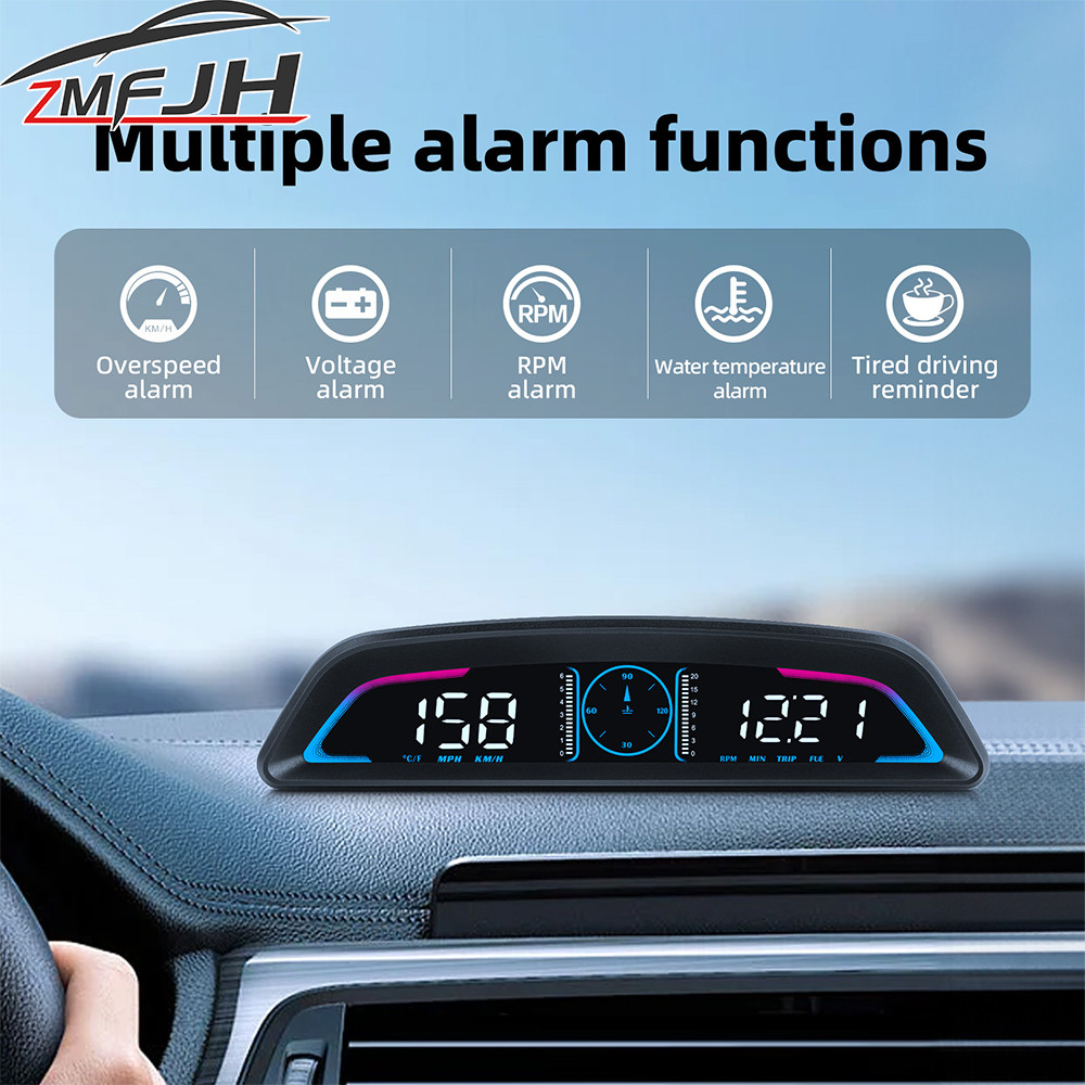 Car OBD/GPS B3 G19 Head Up Display Digital Dashboard MPH KMH Overspeed ...