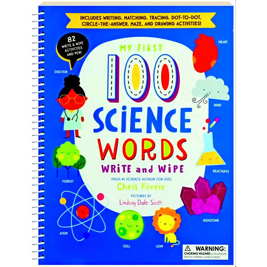 (BX) MY FIRST 100 SCIENCE WORDS WRITE AND WIPE (ISBN: 9781728240084 ...