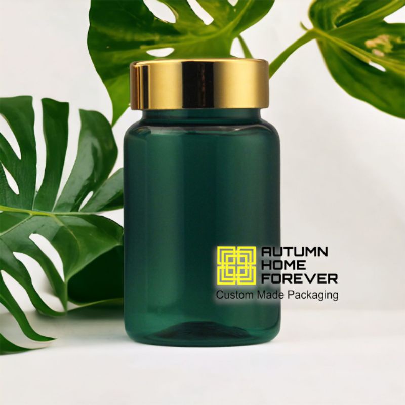 Custom Capsule Bottle 60ml, 80ml, 100ml Medicine Bottle for Supplement ...