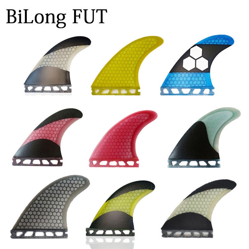 Clearance Surfboard Tail Fin FUTURE Head Multi-Size Three-Piece Glass ...