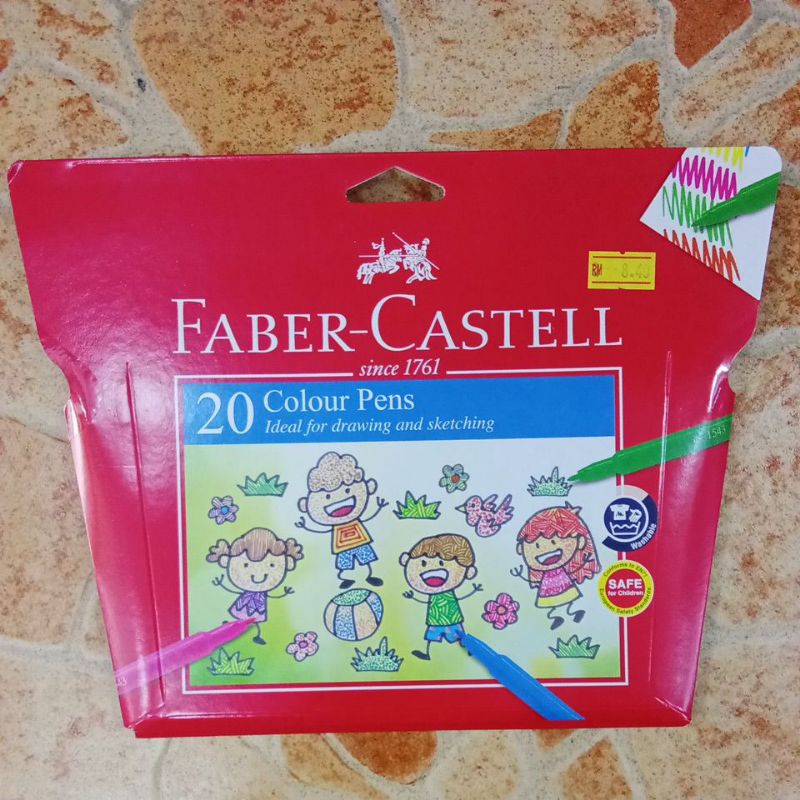 Faber- Castell Magic / Fibre Tip Colour Pen 12/20 colours | Shopee Malaysia