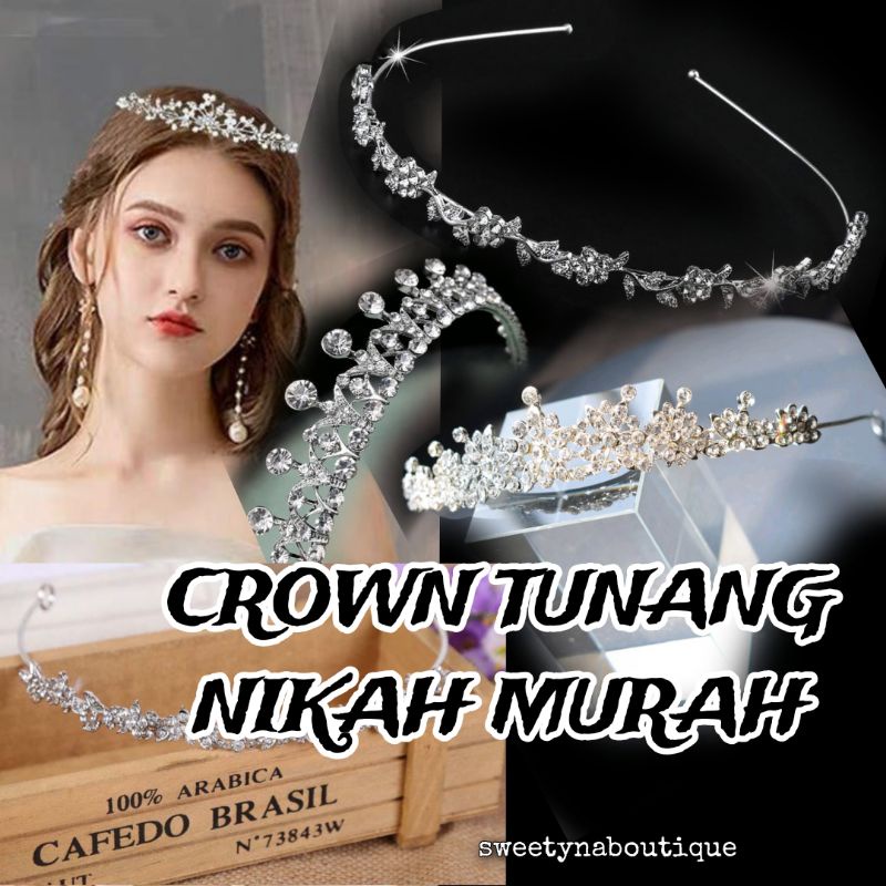 READYSTOCK 🇲🇾! FAST SHIP! CROWN TUNANG NIKAH MURAH / CROWN CANTIK ...
