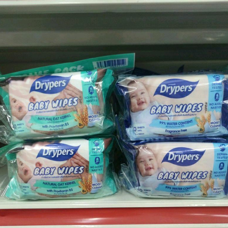 DRYPERS Baby Wipes ( 2 x 30's ) | Shopee Malaysia