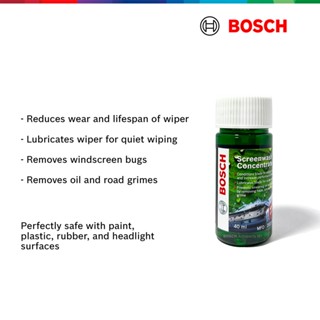 Bosch Screenwash Concentrate 40ml (Windscreen Washer) - 0986365999 ...