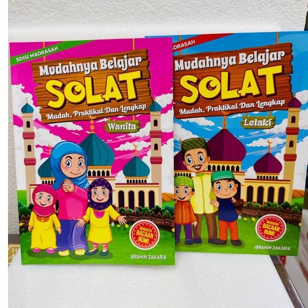 Mudahnya Belajar Solat Wanita Dan Lelaki Berserta Bacaan Rumi (Edisi ...