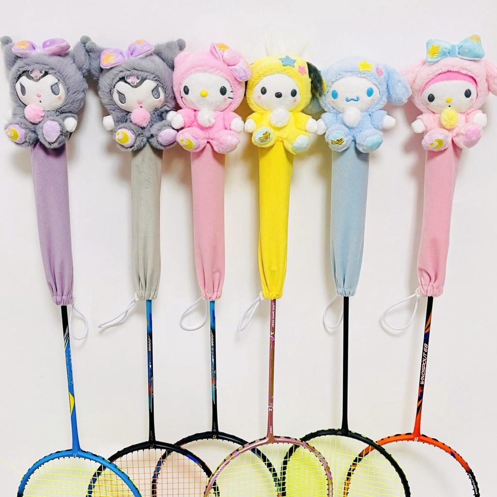 [Racket Cute Protective Cover] Kuromi Cinnamon Dog Badminton Racket ...