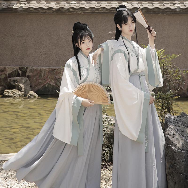 Chinese Style Hanfu Skirt Suit Top Skirt Suit l Hanfu Men Women Ancient ...