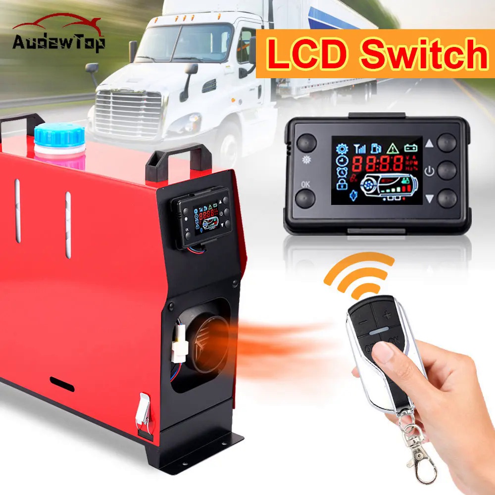 5-8KW 12V All In One Air Diesels Car Parking Heater LCD English Remote ...
