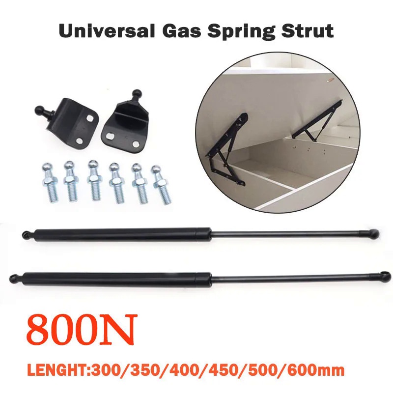 2pcs 800N Gas Strut Bars Gas Spring For Boot Bonnet Car Caravans Doors ...