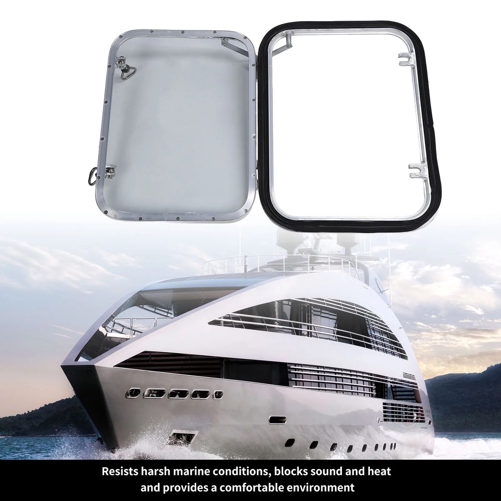 Boat Window Rounded Corner Square Porthole 600*450mm Heavy Duty ...