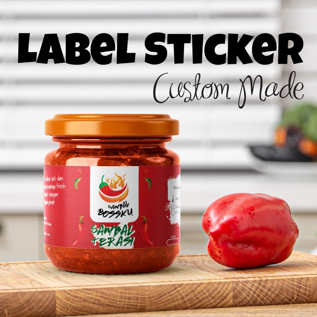 Sticker Custom Made Sticker Label Printing (MIRRORKOTE & WATERPROOF ...